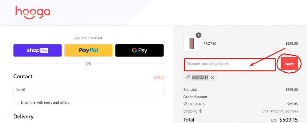 Hooga Promo Code
